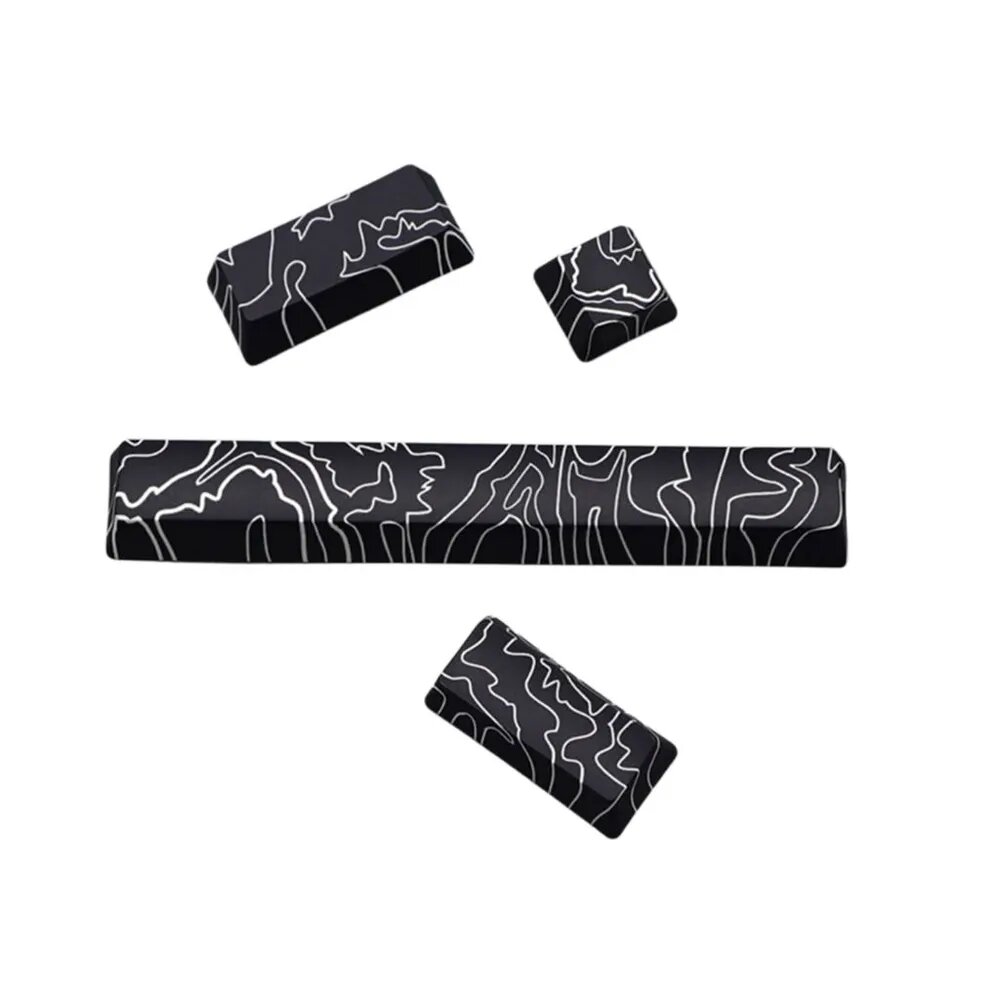 4-клавишный OEM-профиль, колпачки для клавиш Enter Space, набор колпачков из ПБТ механических клавиатур, аксессуары термосублимации