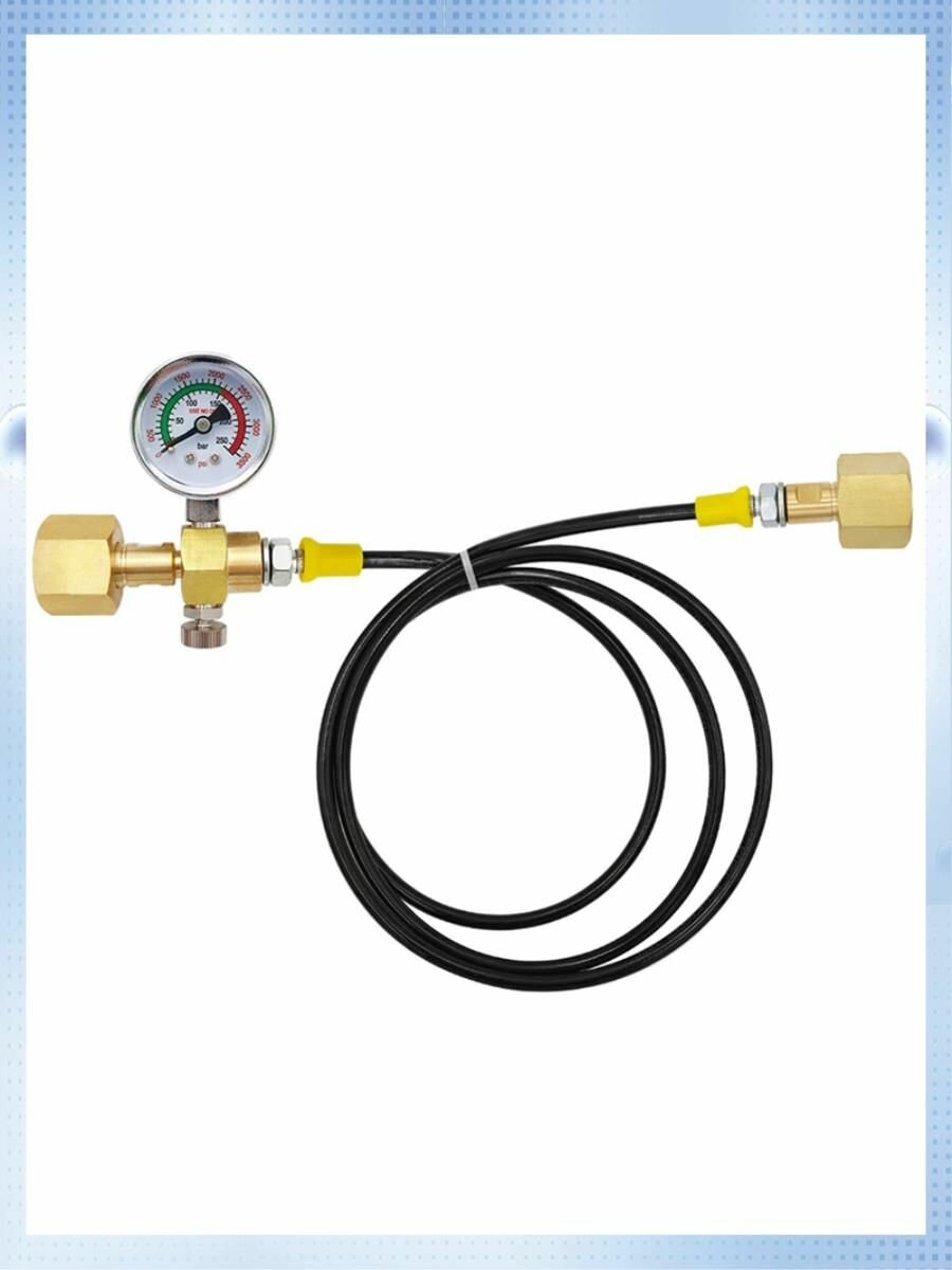Адаптер Сварного Газа, G3/4 Станция Пополнения Для Азота, Аргона, CO2 От 40 Л Бутылок До Небольших Резервуаров