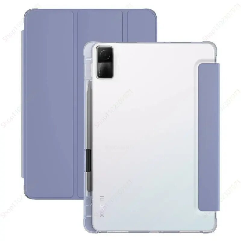 Чехол для Xiaomi Redmi Pad SE 11" Purple из искусственной кожи