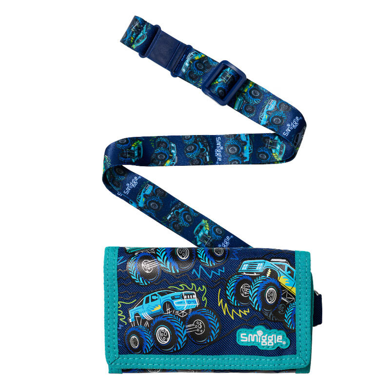 Кошелек для школьников Smiggle Австралии, держатель для карт, ключница, большой кошелек для монет, держатель для банковских и автобусных карт