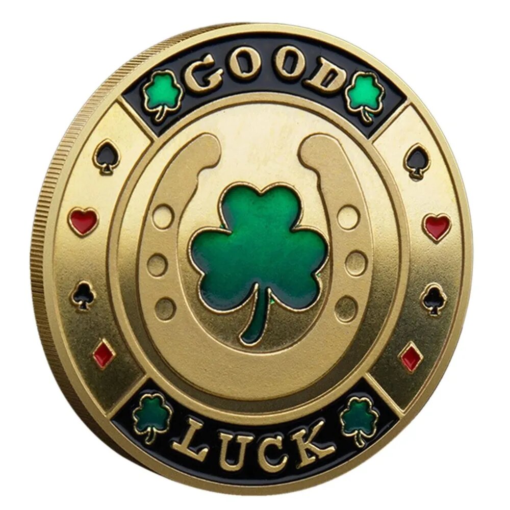 1 покерная фишка, нажимная монета-7