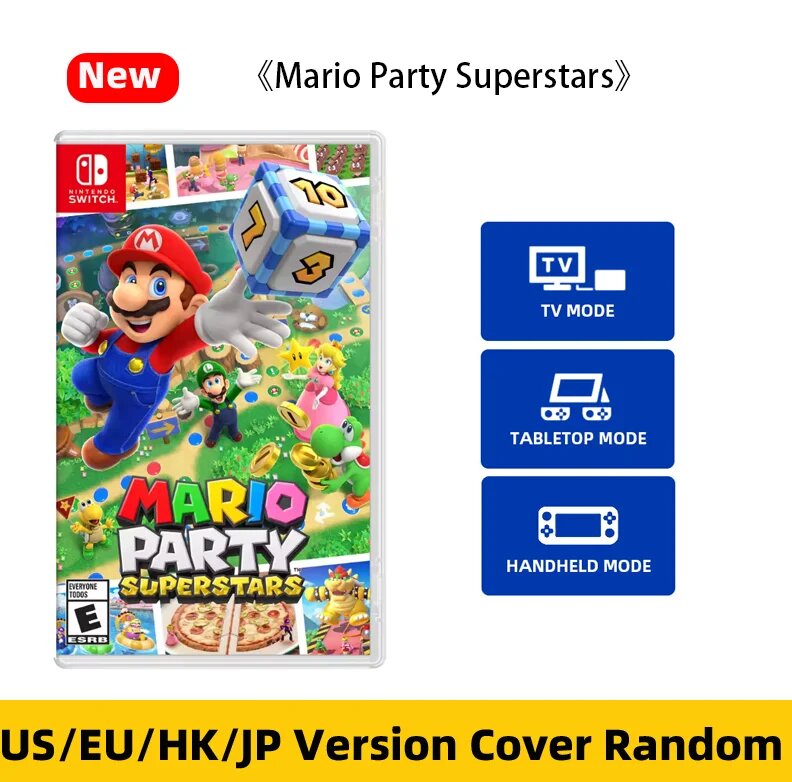 Mario Party Superstars Предложения игр для Nintendo Switch Физические предложения для Nintendo Switch Oled Игровая консоль Nintendo Switch Lite Switch