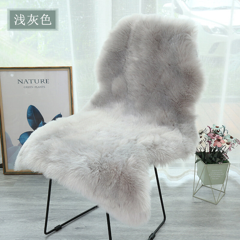 Поставка цельного ковра из овчины для спальни, прикроватного дивана, плюшевого коврика, окна, шезлонга, оптовая продажа