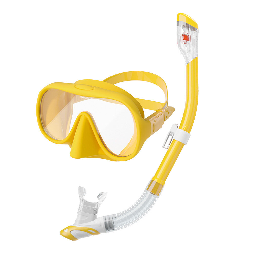 Набор для дайвинга и снорклинга Two Treasures, маска для дайвинга с антизапотевающим и антицарапающим покрытием, полностью сухой трубка для снорклинга
