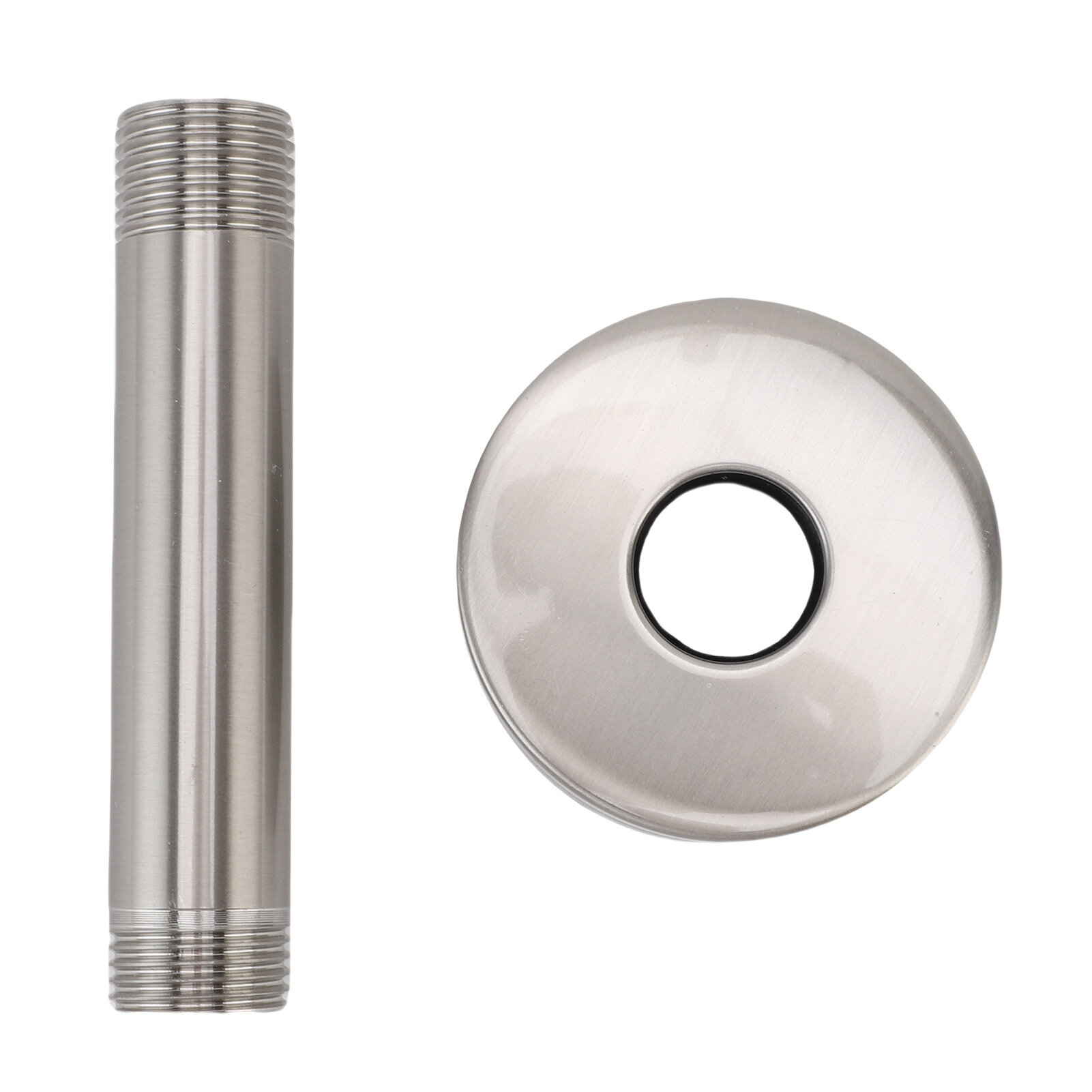 Верхняя душевая рука с фланцем 3 -дюймовой G1/2 из нержавеющей стали скрытая потолочная монтированная дождевая дожди для душевой удлинитель для ванной комнаты.