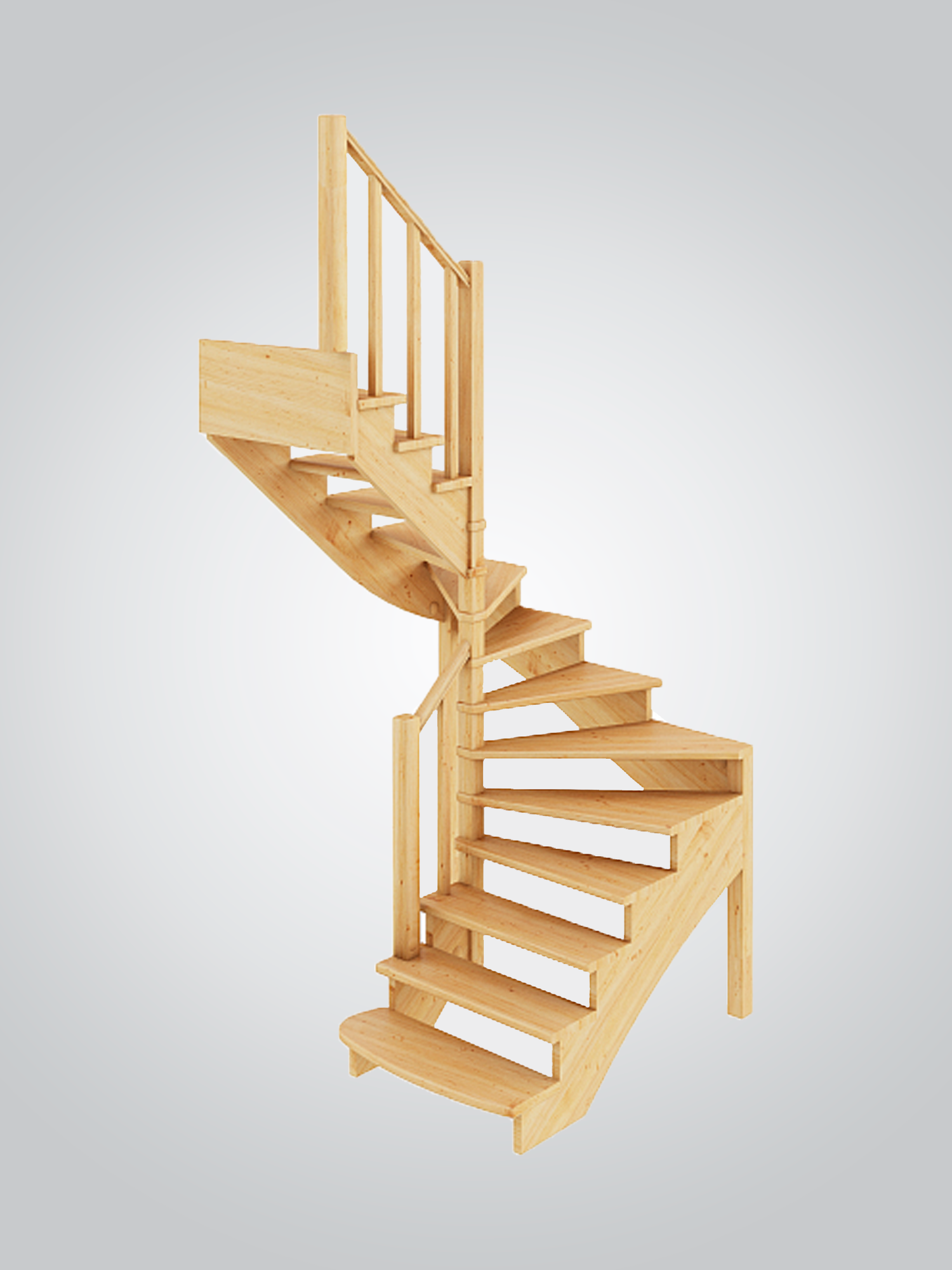 Лестница на второй этаж К-003м/2 Левая