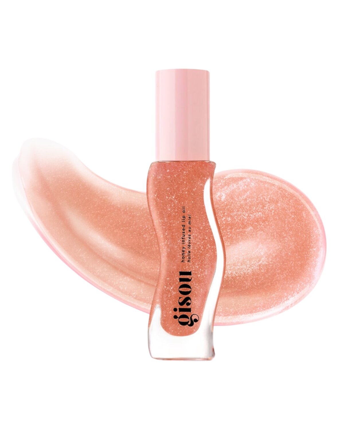 Масло-блеск Gisou High Shine Glazed Plum, увлажнение, нюдовый оттенок, 8 мл