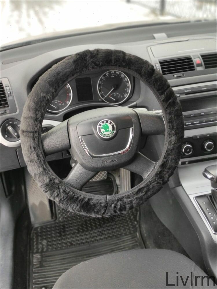 Оплетка на руль 39 см — практичная оплетка для руля автомобиля, защита и удобный хват при вождении, для авто, 1 шт.