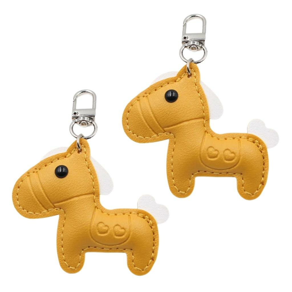 2 маленьких и изысканных чехла для мобильного телефона из кожи пони с тиснением, аксессуары, брелок-8
