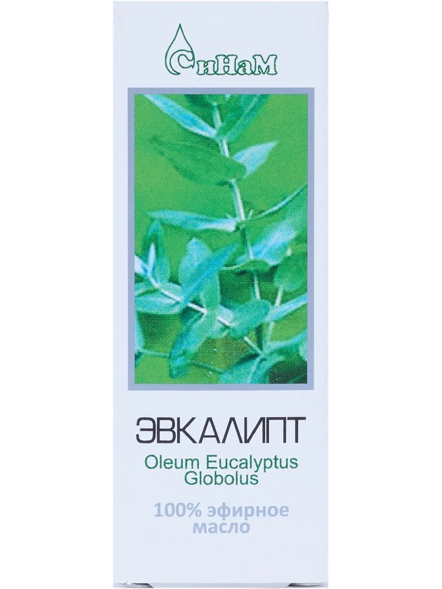 Эфирное масло СиНам "Эвкалипт", для бани и сауны, 100 % натуральный продукт, 15 мл