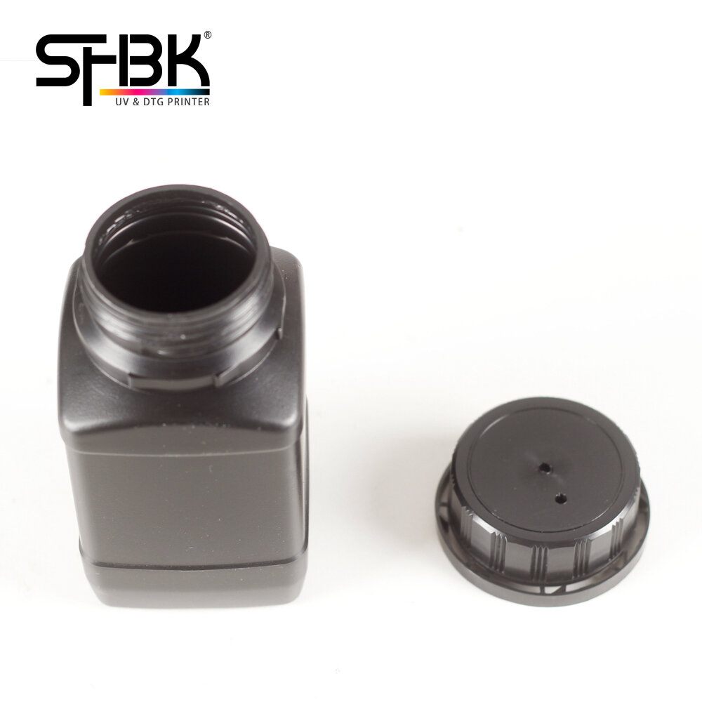 Бутылка для УФ-чернил SHBK 250 мл, пустая бутылка, текстильные чернила, УФ-чернила, бутылка для растворителей, банка, запасные части для УФ-принтера A3 A4
