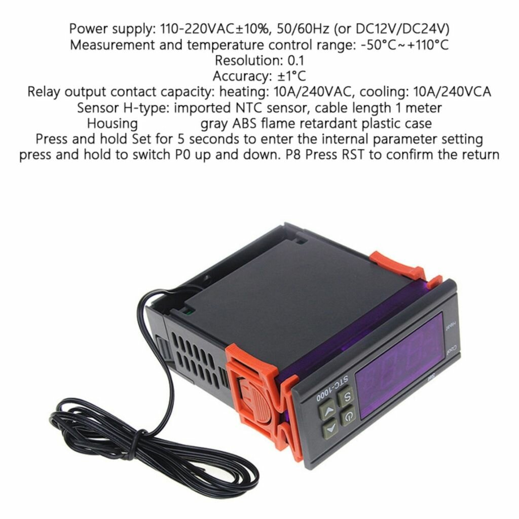 Цифровой терморегулятор STC 1000 для инкубаторов и DIY проектов