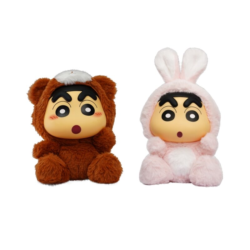 Набор коллекционных фигурок унисекс Spiritual Creations Crayon Shin chan, Mini Doll M-20cm-2 Mystery Boxes (Character Random), 1 коробка (4 шт.)