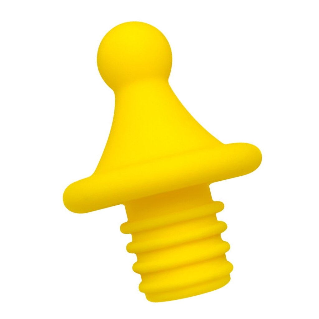 Случайный цвет пищевой силиконовой винной пробки