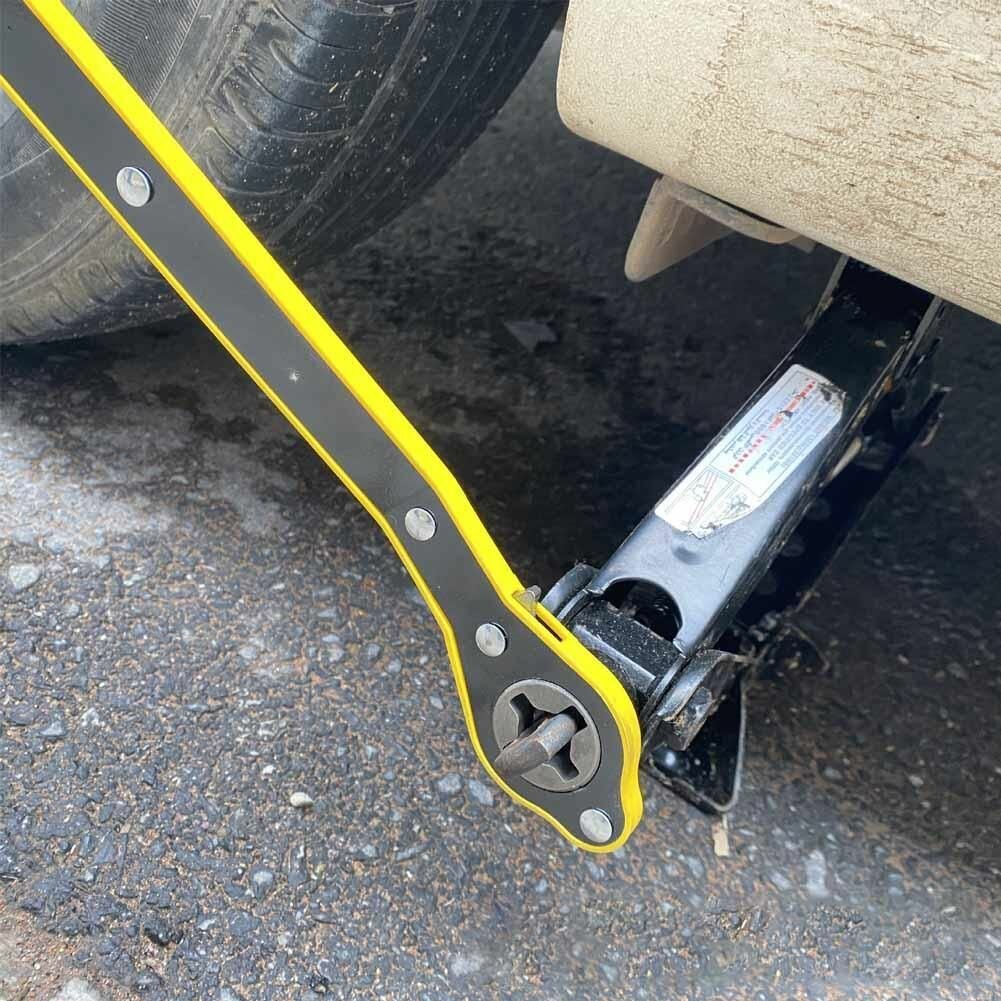 Ключ трещотка для домкрата ромбического с