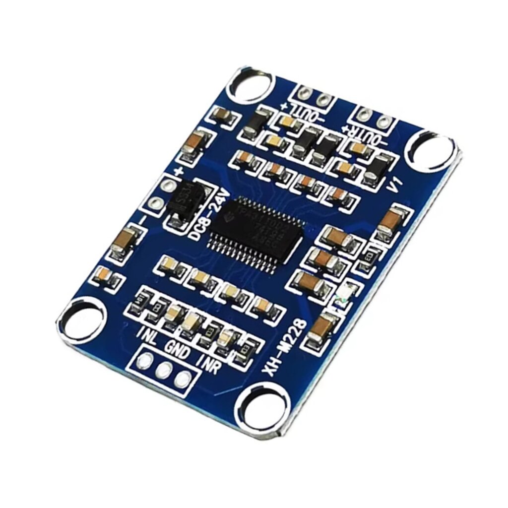 Усилитель звука 2x15 Вт, класс D