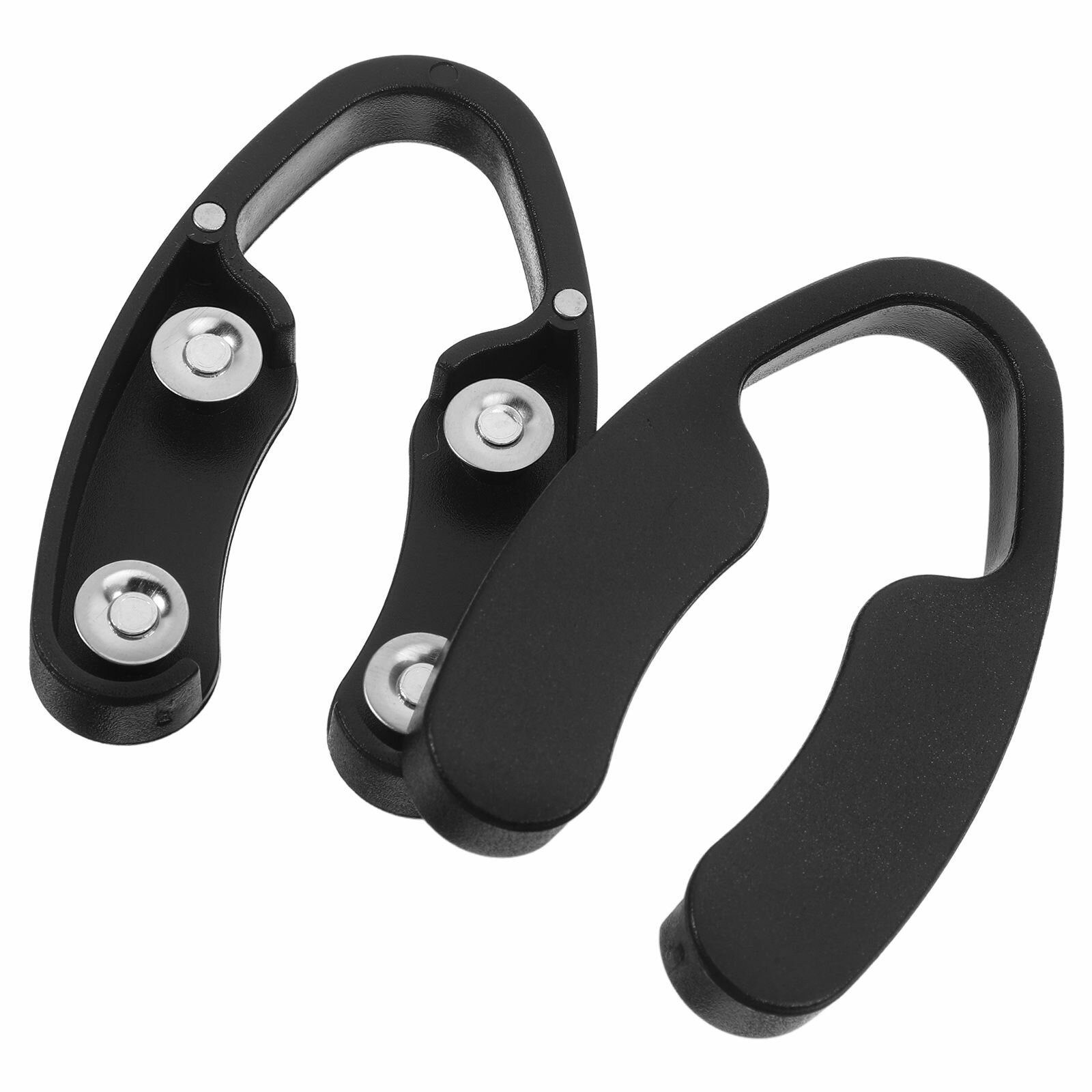 Черный винный аксессуар с функцией резки фольги, современный дизайн, 2 шт, размер 7,00 4,50 1,00 см