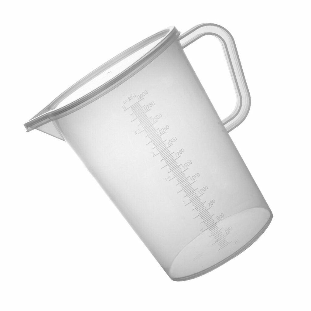 Мерный стаканчик объемом 3000 мл с крышкой