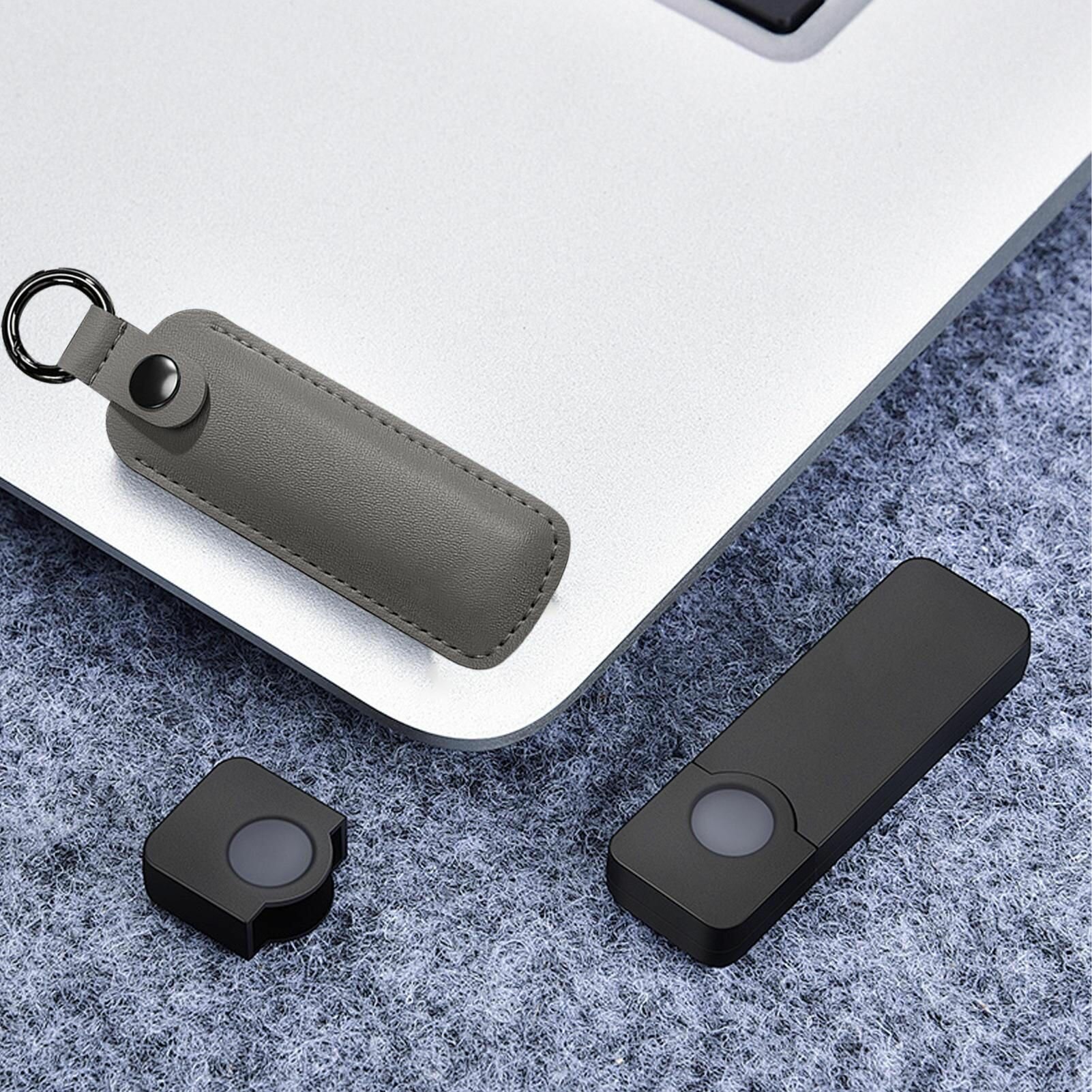 Чехол брелок для USB флешки накопителя, Темно-серый, 1 шт.