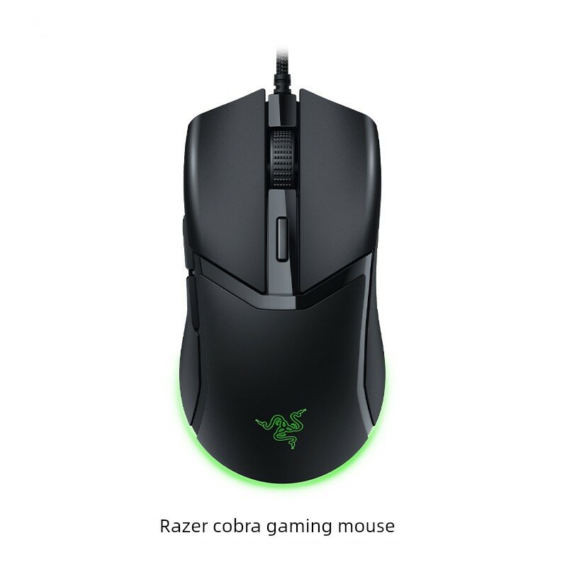 Проводная игровая мышь Razer Cobra с RGB-подсветкой, легкая, миниатюрная Кобра