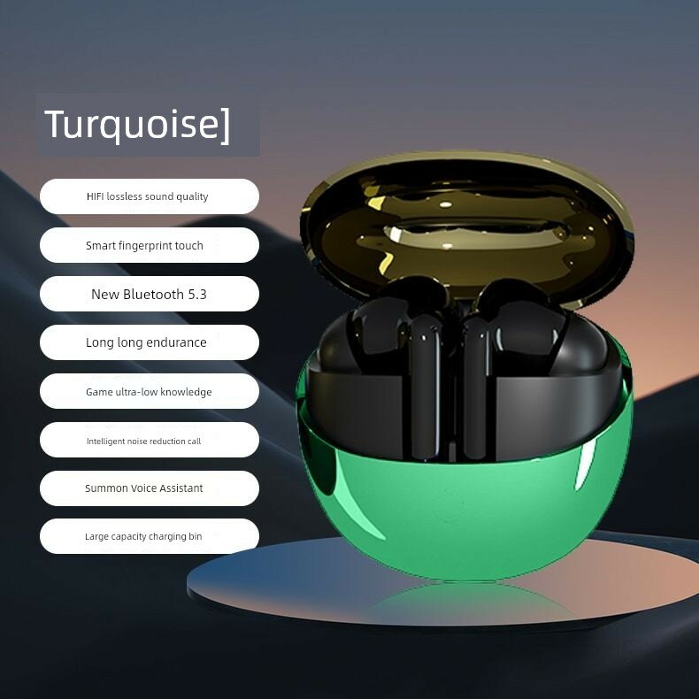 Y913 Беспроводные наушники Bluetooth TWS в ушные, зеленый с электропокрытием, премиальный игровой звук