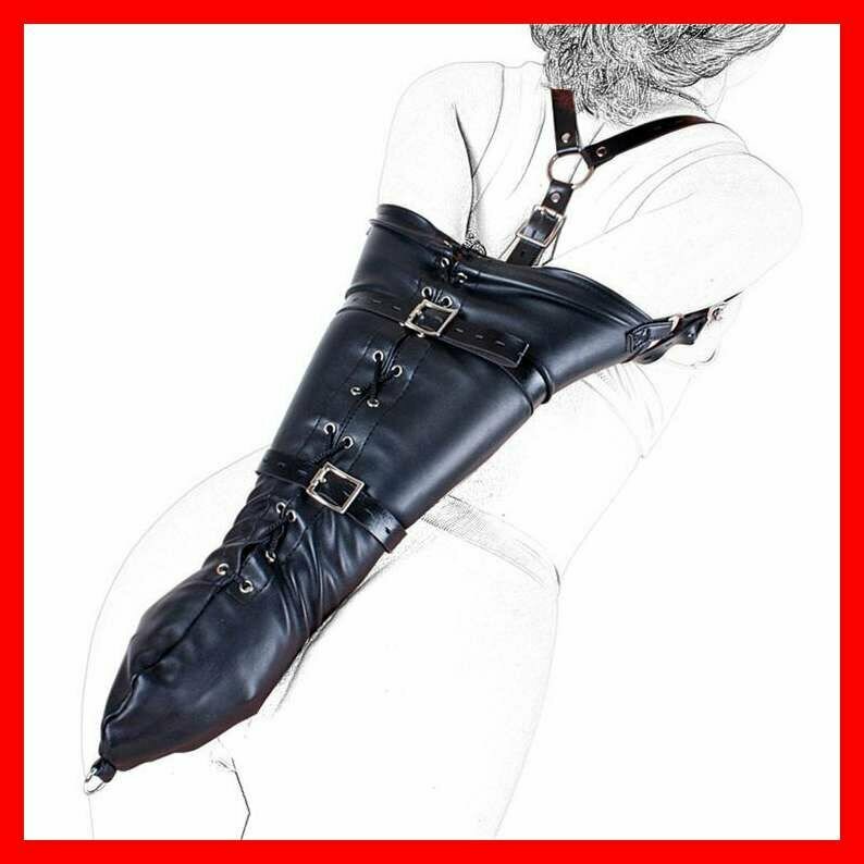 Кожаный пояс для бандажа, реквизит для БДСМ игр