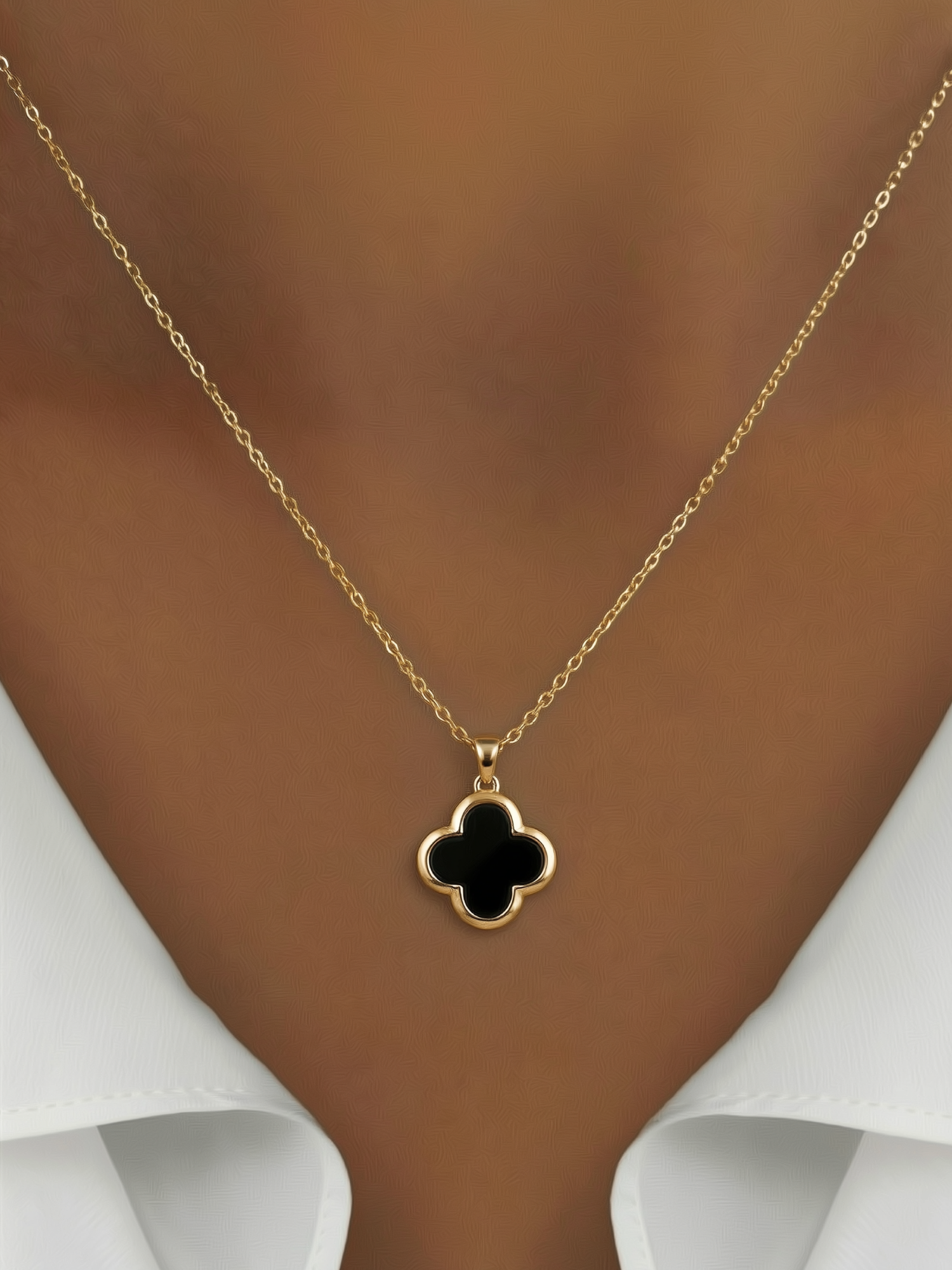 Колье, керамика, перламутр