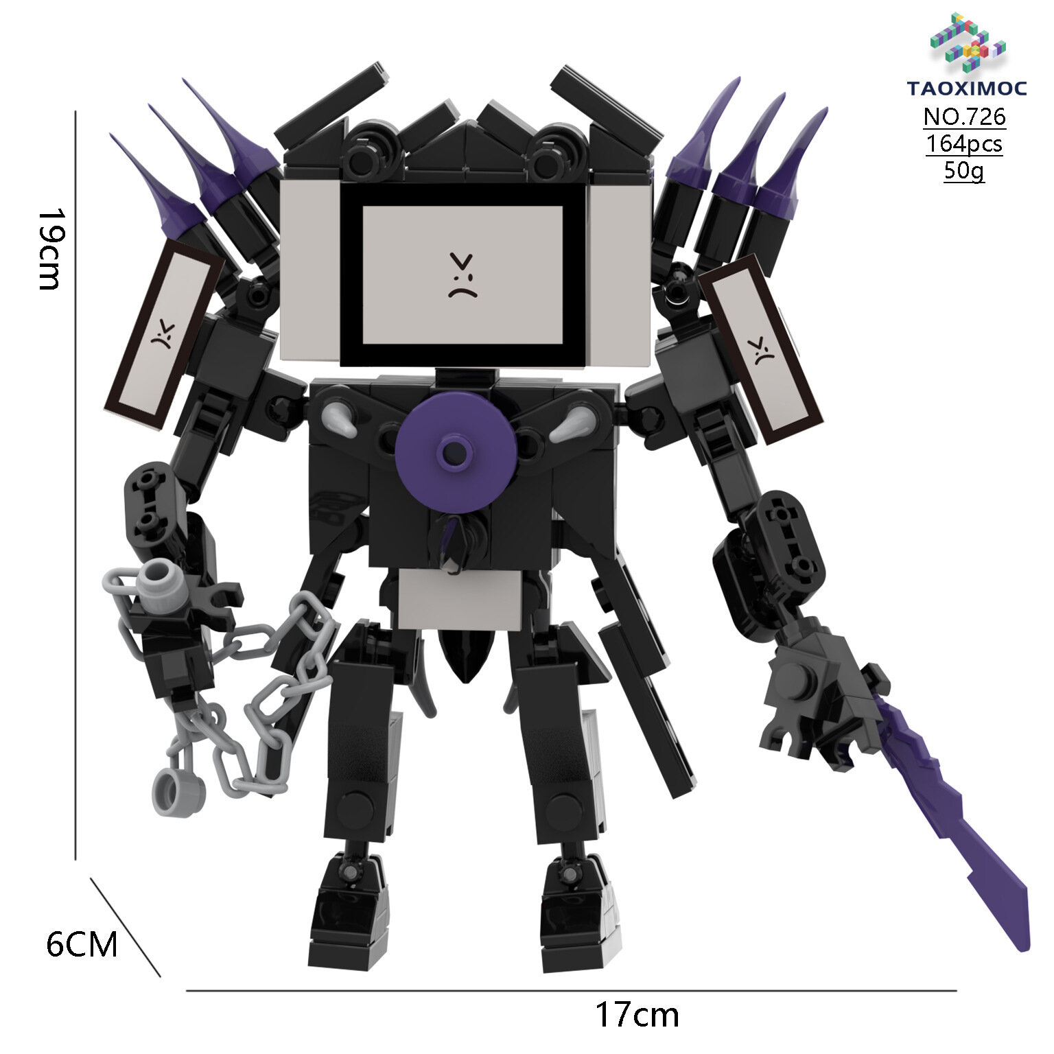 Новая версия Q: Туалетный человек и человек наблюдения, серия строительных блоков, Титан, Телевизионный человек, Человек-динамик, Человек с электрической дрелью, сборные игрушки