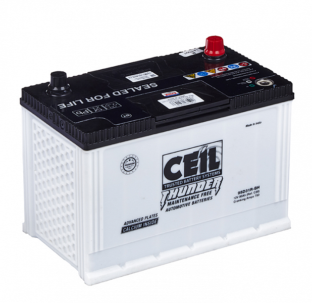 Аккумулятор CEIL AGM 80Ah 750A (305x173x225) с бортиком 95D31R-BH ПП 305x173x225