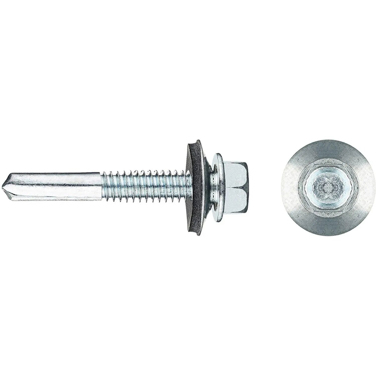 Саморезы кр. оцин КРс ZP 5.5х32 удл. сверло 50шт/уп-контейнер Zitar (142301)