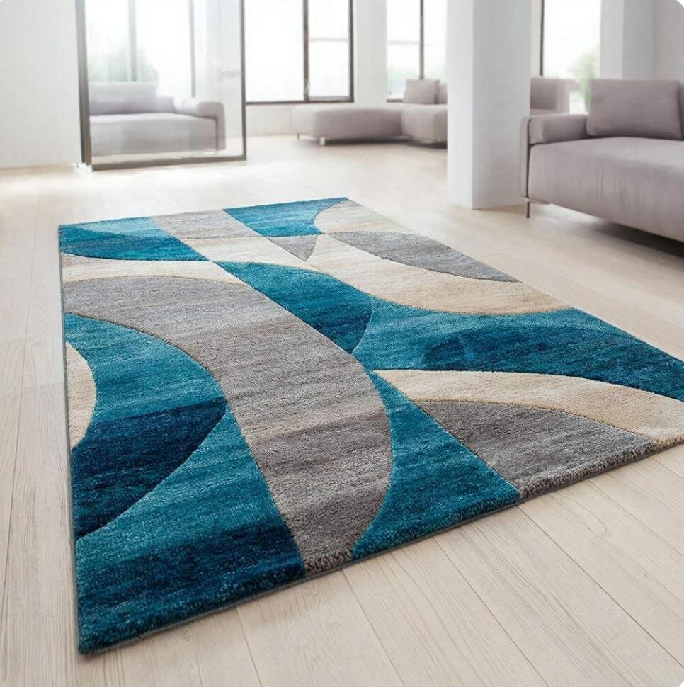 Ковер натуральный шерстяной ручной работы нестондартный тонкая нитка очень нежный и теплый размер 60 на 110