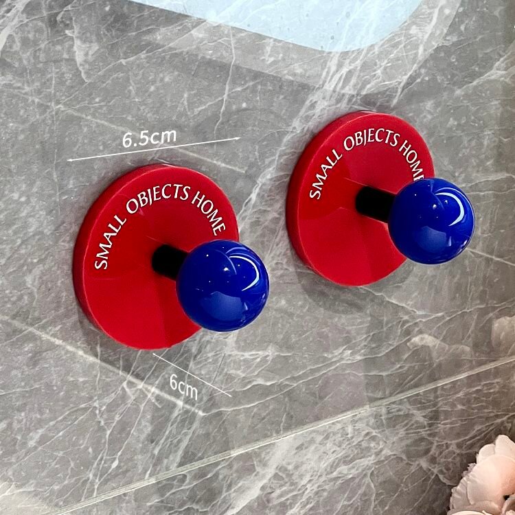 Настенный крючок для ванной с милым дизайном, без сверления, водонепроницаемый, с клейкой основой, для хранения резинок для волос в туалете