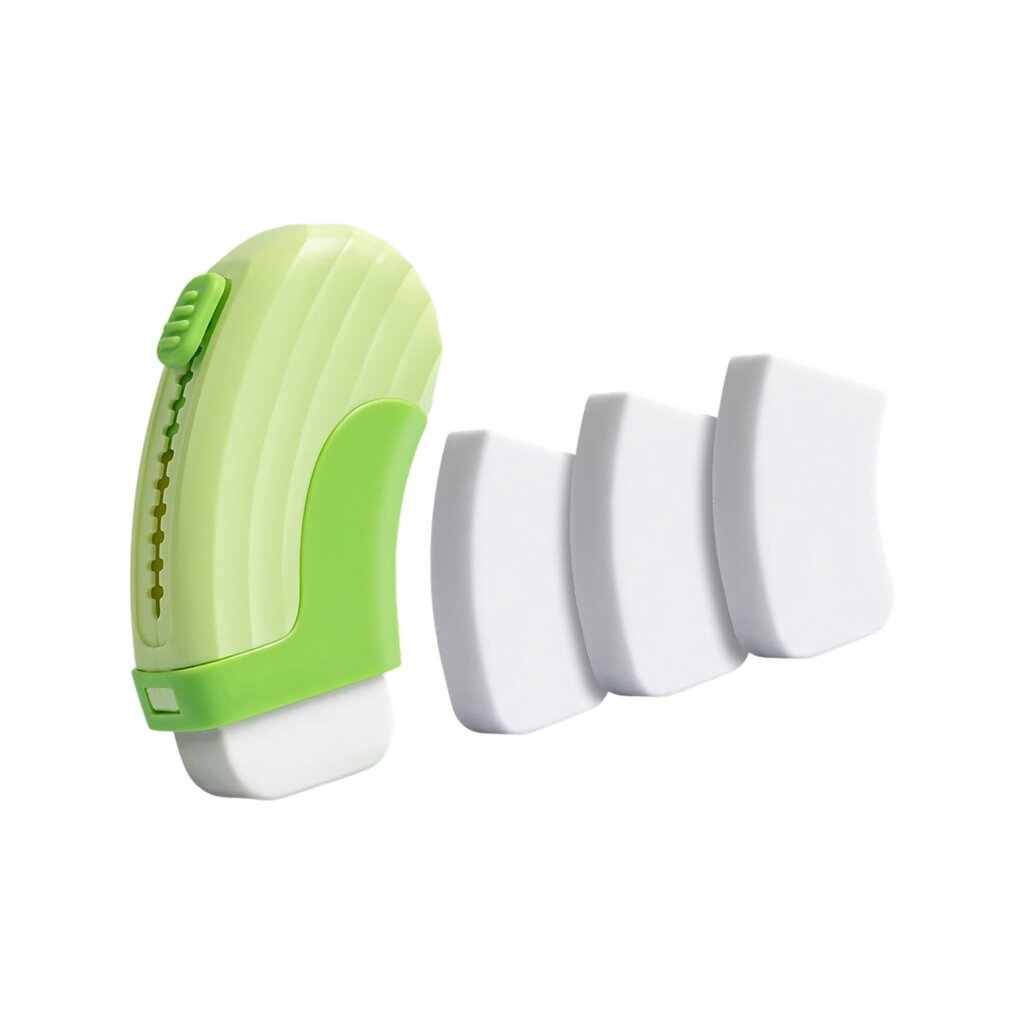 Двухтактный ластик плюс 3 резиновые заправки-Qingping Green