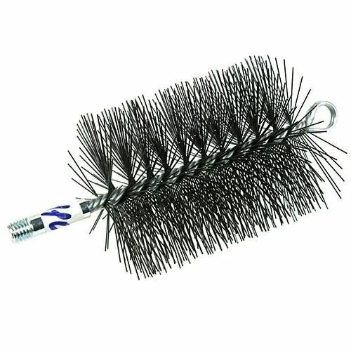 Металлическая щетка для дымохода диаметром 65 мм * положение волос 115 мм * общая длина 180 мм