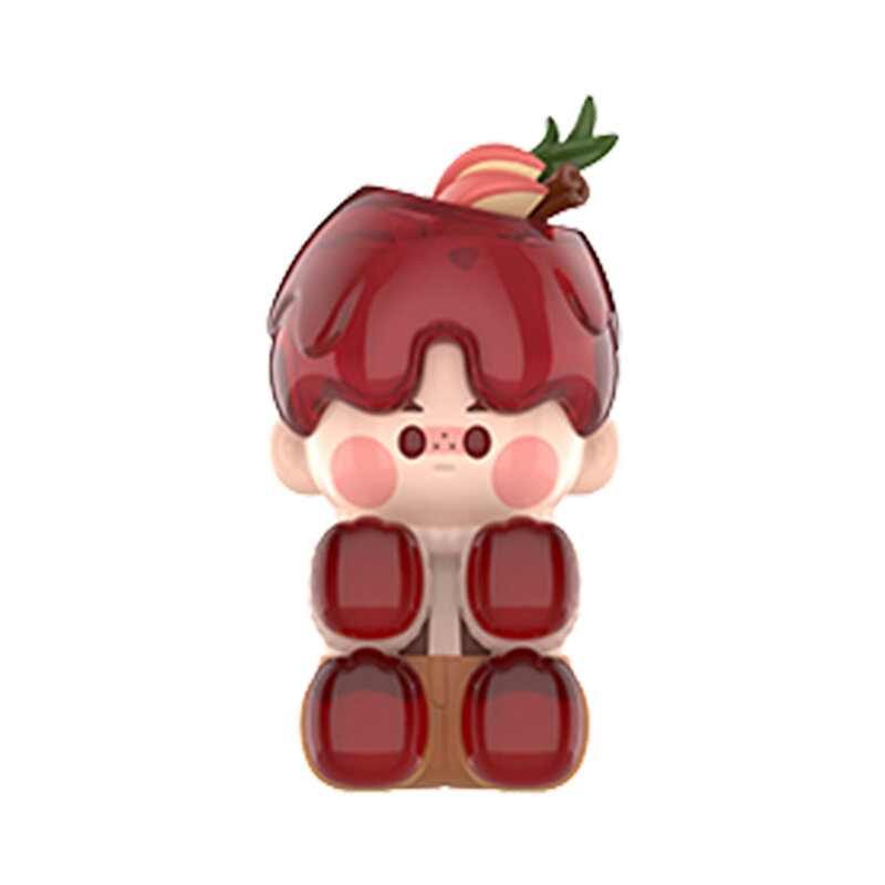 POP MART PINO JELLY Wish Boy Коллекция 2023, Confirmed-Small Hidden Style-Happiness Hot Red Wine (Open)