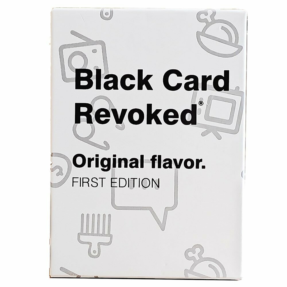 Трансграничный бестселлер black card revoked All-English карточная вечеринка карточная игра пасьянс игра Рождественский