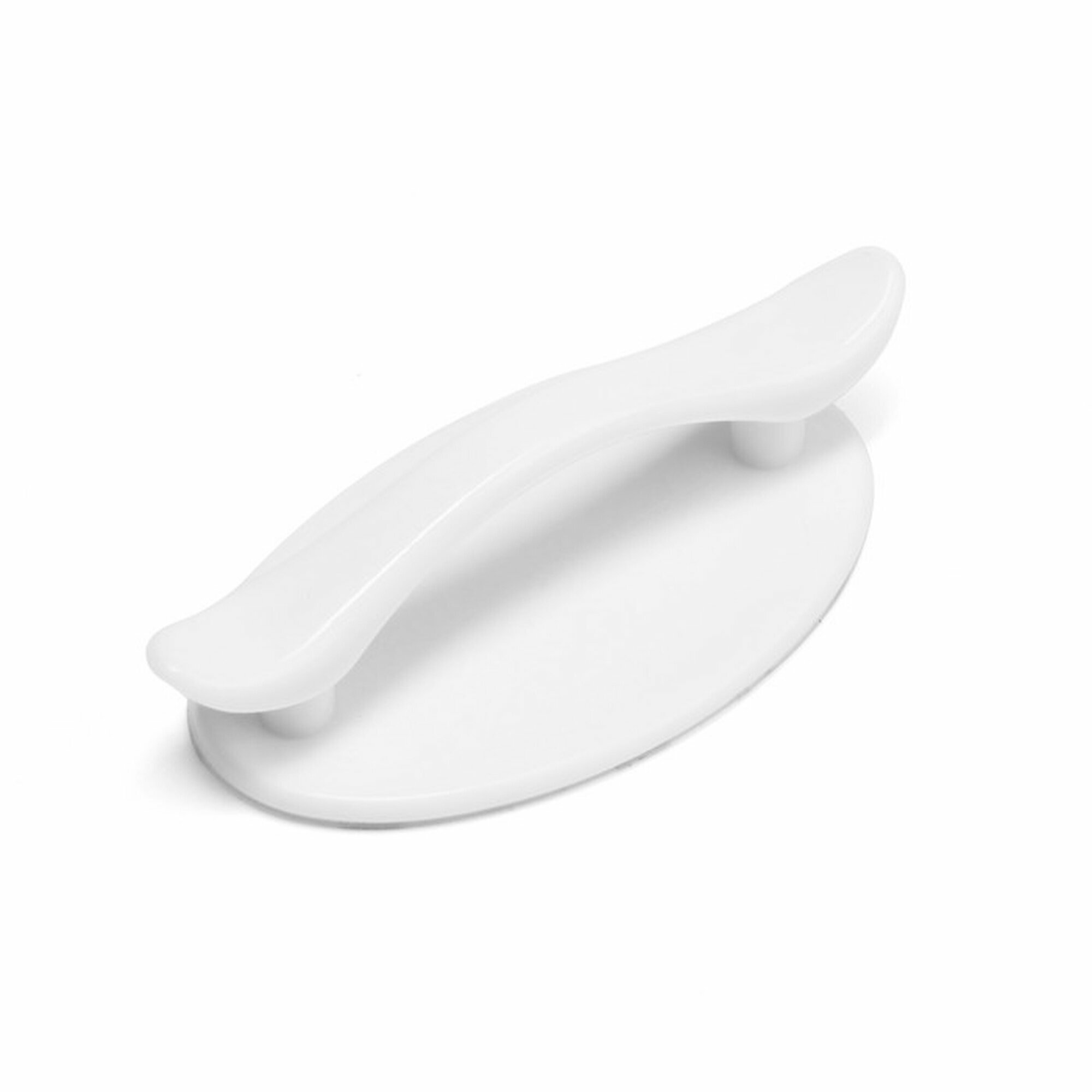 Ручка мебельная самоклеющаяся CAPPIO, L=95 мм, пластик, цвет белый