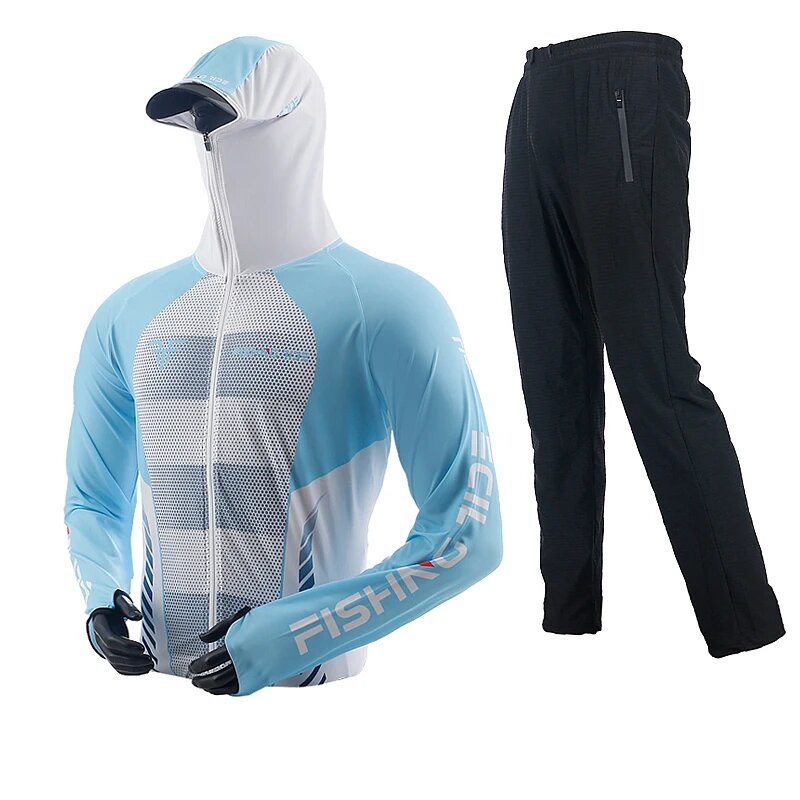 Мужской рыболовный костюм Chidrizawa голубой Suit 03