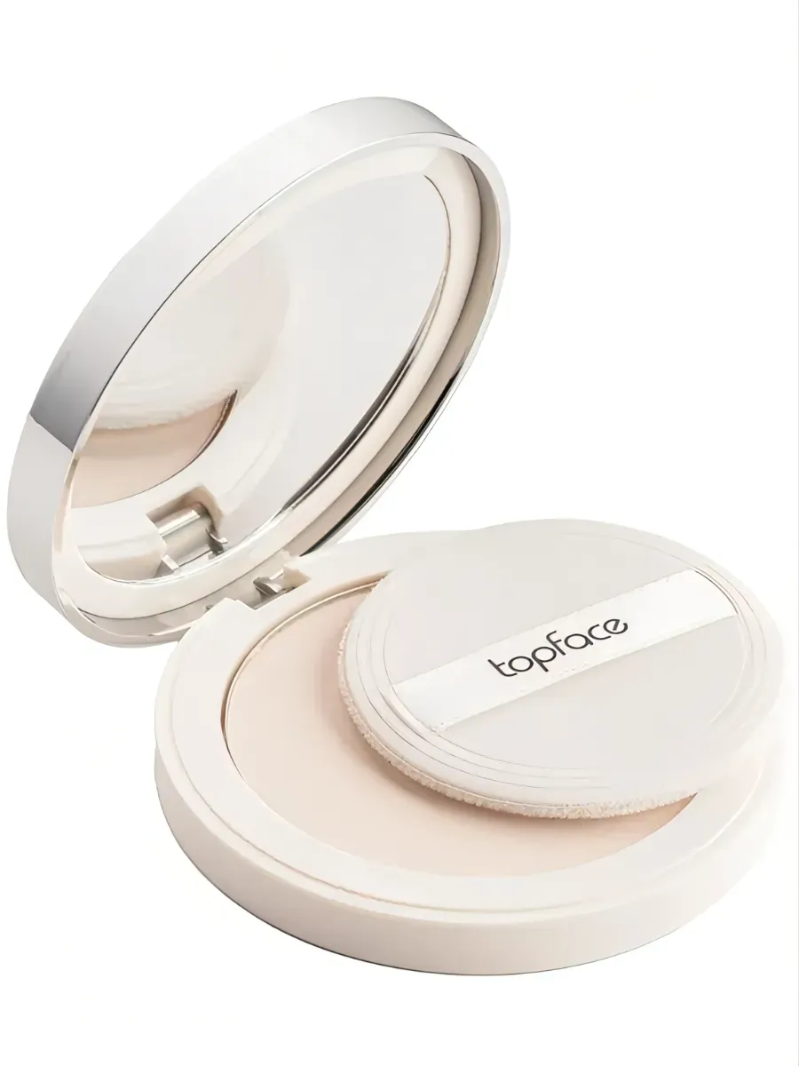 Пудра Topface Super Match Foundation In a Powder 24H с эффектом тонального средства, 002
