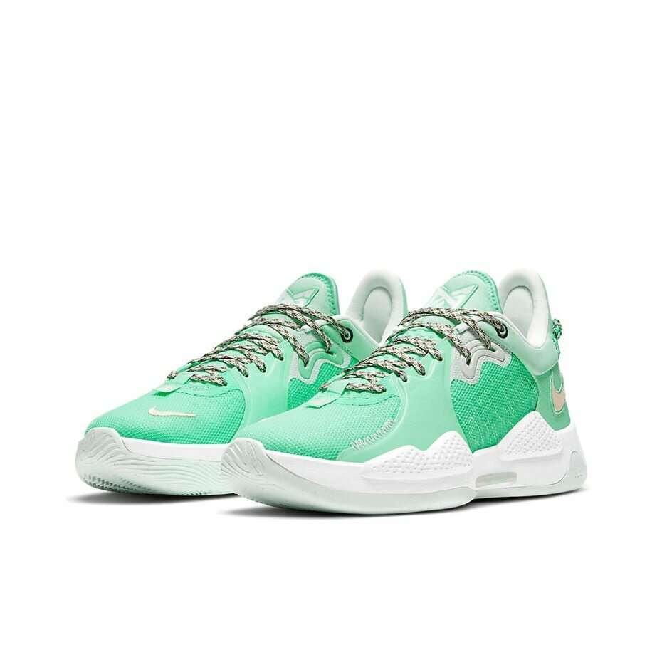 Кроссовки NIKE PG 5, размер EU 41 стопа (26CM), зеленый, — фото 1