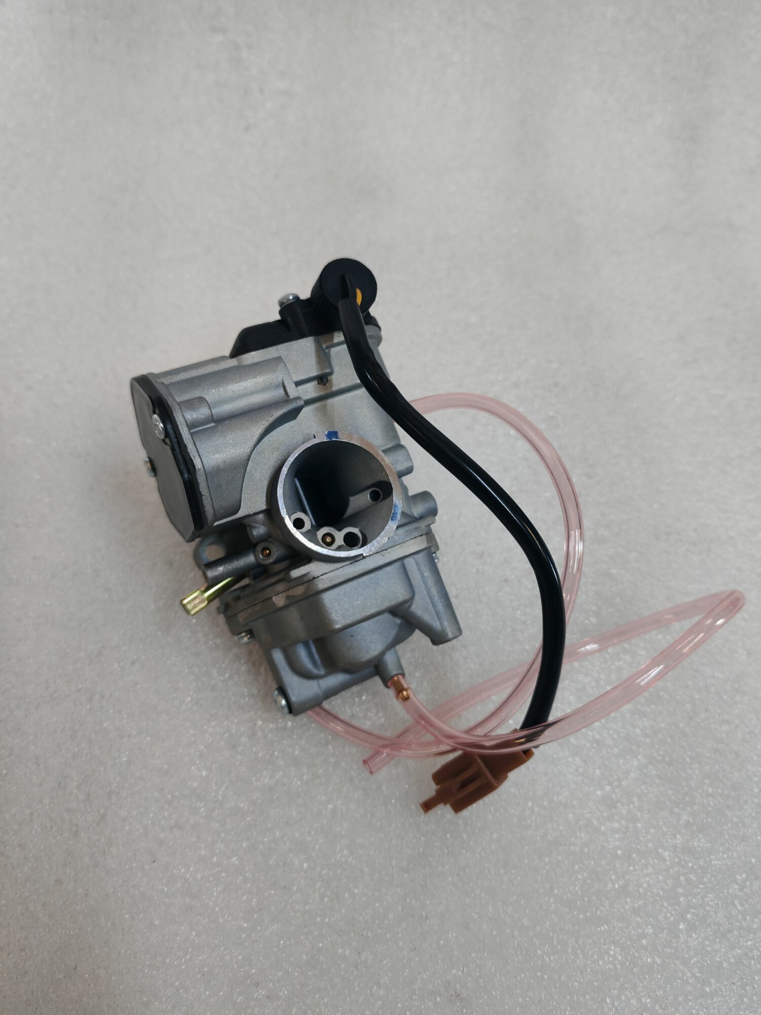 Карбюратор на скутер Сузуки Адрес / Сепия (50 кубов) Suzuki Address / Sepia 50 cc. Электроклапан.