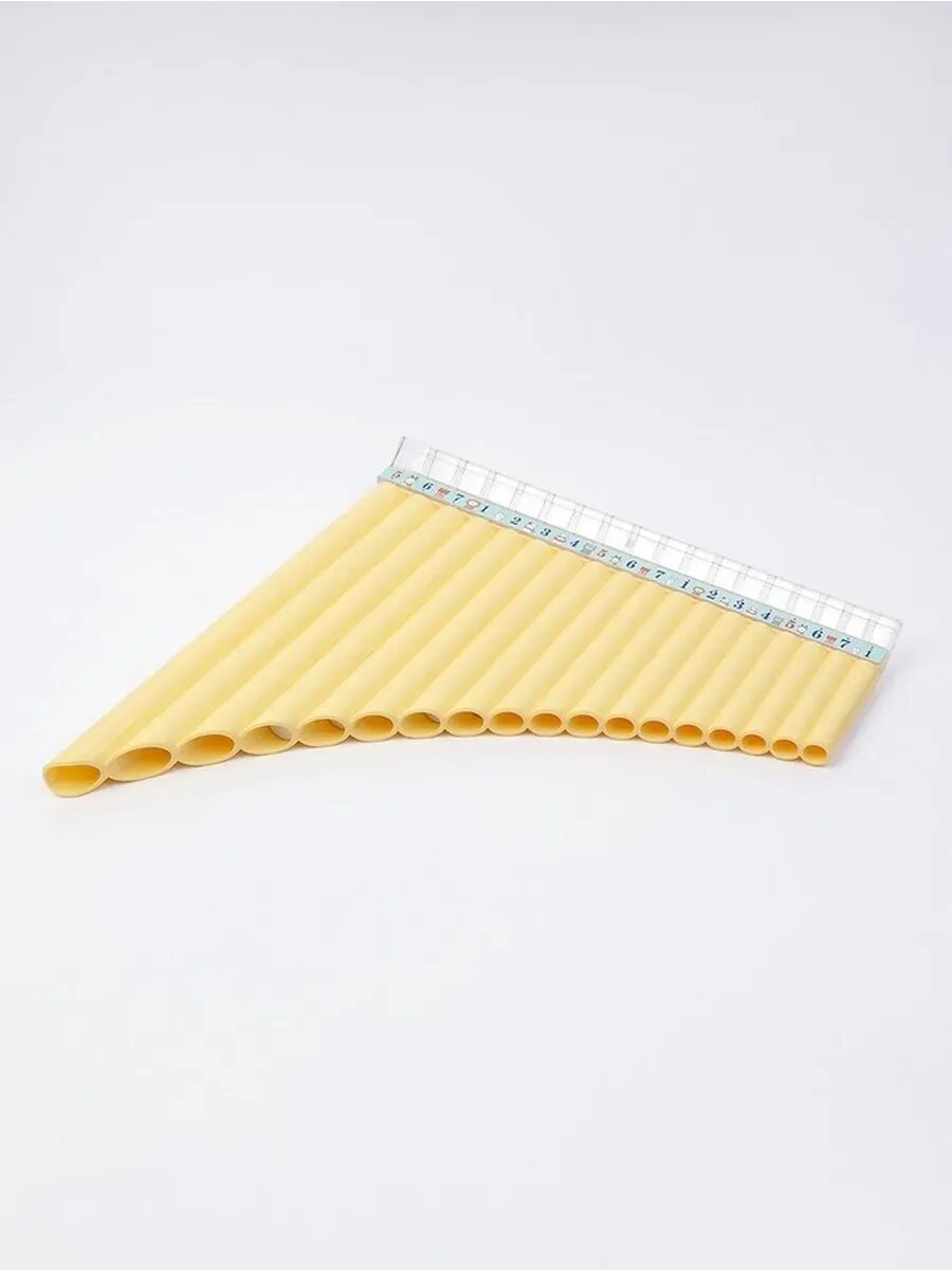 Яркая пан-флейта с 18 трубками для творчества