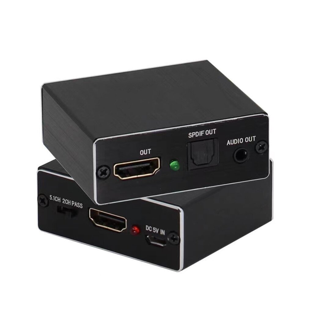 4K 4K HDTV Аудио Экстрактор HDTV Аудио Видео Разветвитель 3,5 мм Оптический Выход 5.1 для Игровых Консолей Домашних Развлечений