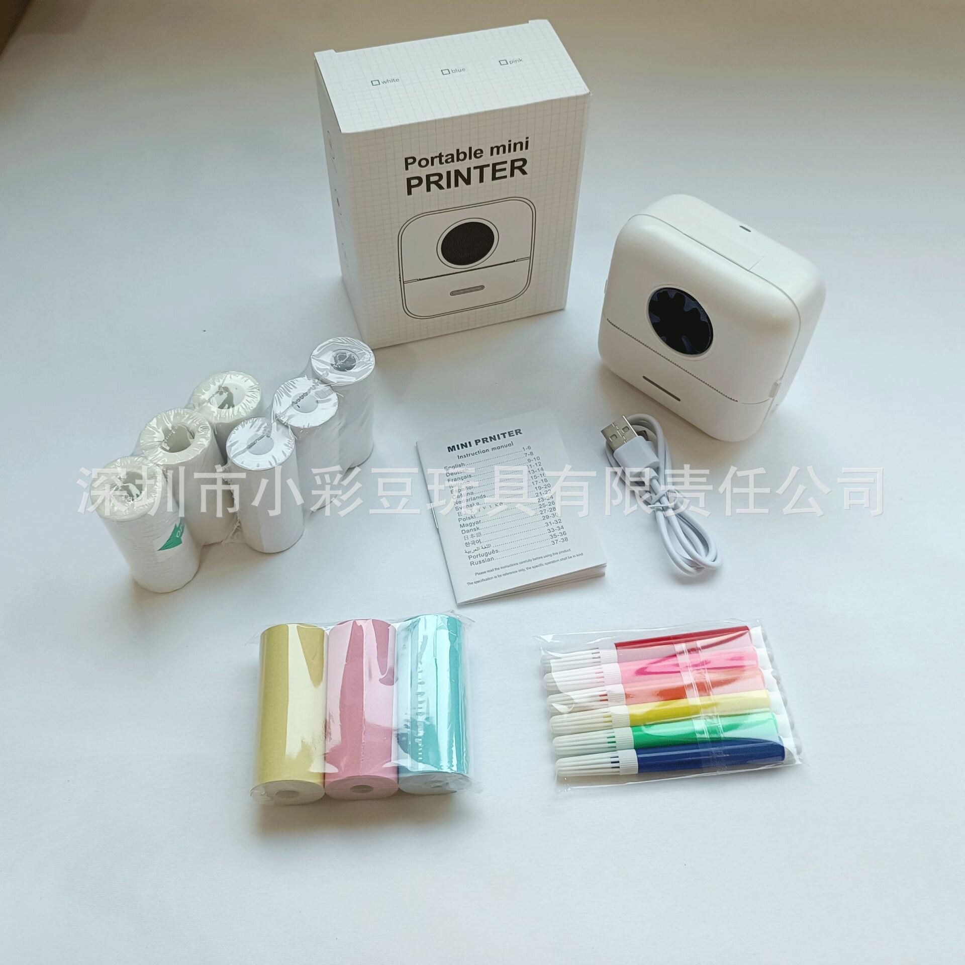 Кросс-бордерный принтер для домашнего использования, специальный для студентов, термопечать фотографий, подключаемый к мобильному телефону