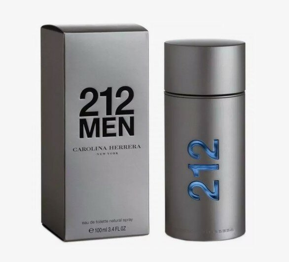 Туалетная вода Carolina Herrera "212 Men", древесный аромат, флакон 100мл