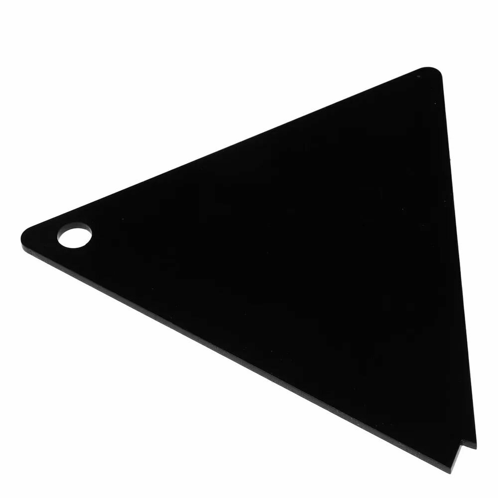 Скребок Для Сноуборда, Акрил, Треугольный, Удаление Воска, Чистка, 1 Шт