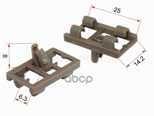 Клипса уплотнителя двери BMW (Продажа по 10шт) Sat арт. ST-M11204