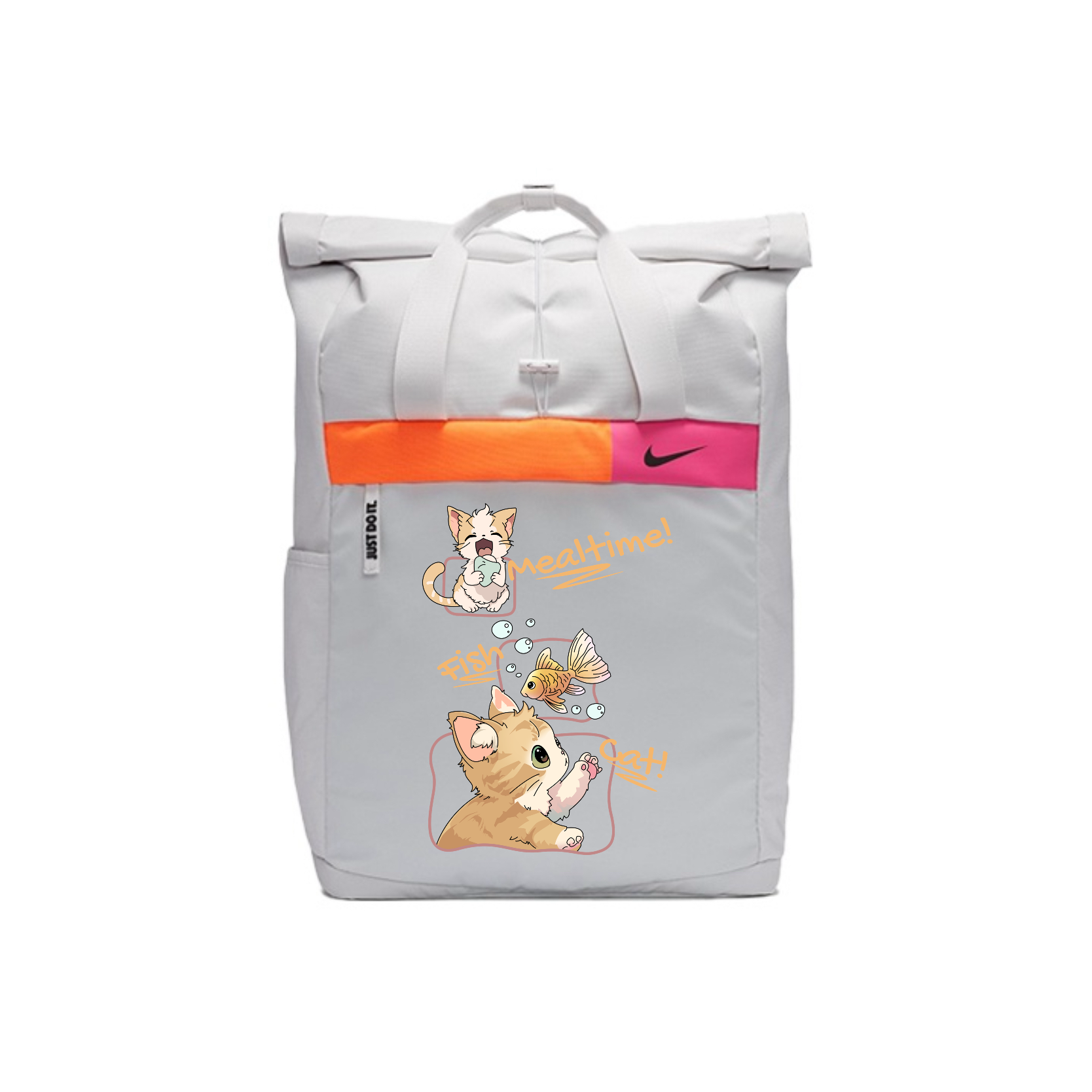 Рюкзак унисекс Nike Fabric Backpack Light Silver Gray