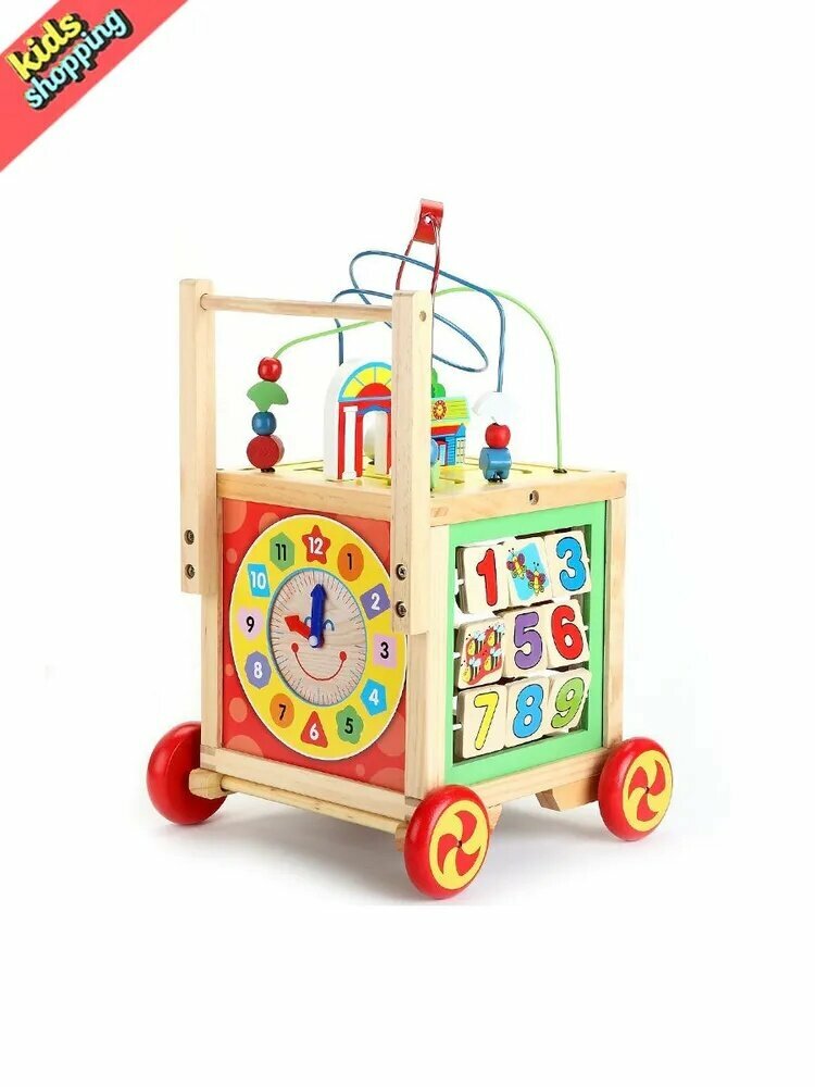 Деревянная рамка для обучения ходьбе, детский подвижной тренажер с клавесиной и шестеренками, антикреновый