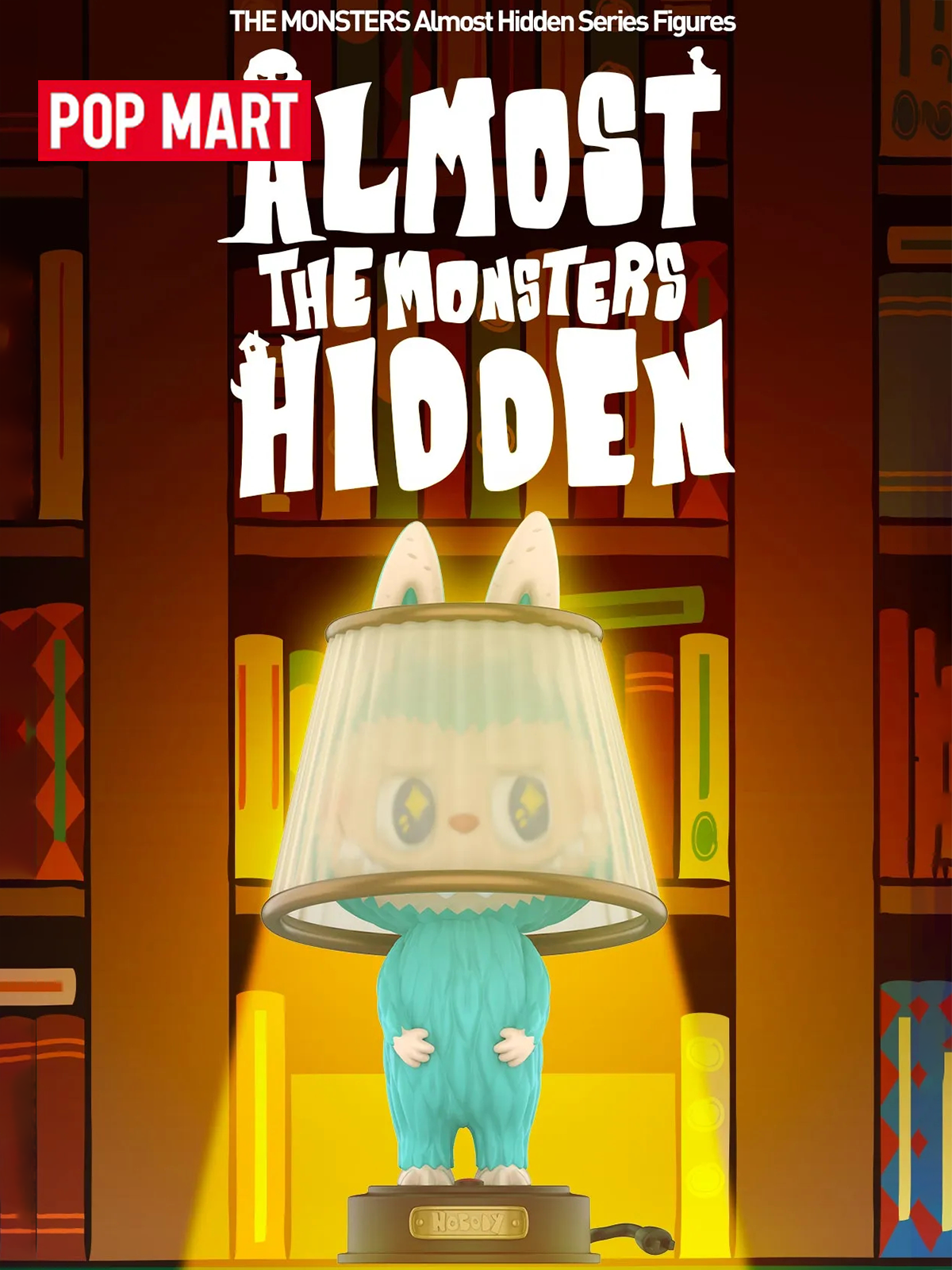 Коллекционная фигурка Слепая коробка POP MART THE MONSTERS Almost Hidden Series Figures, пластик, 1шт, 10.9см